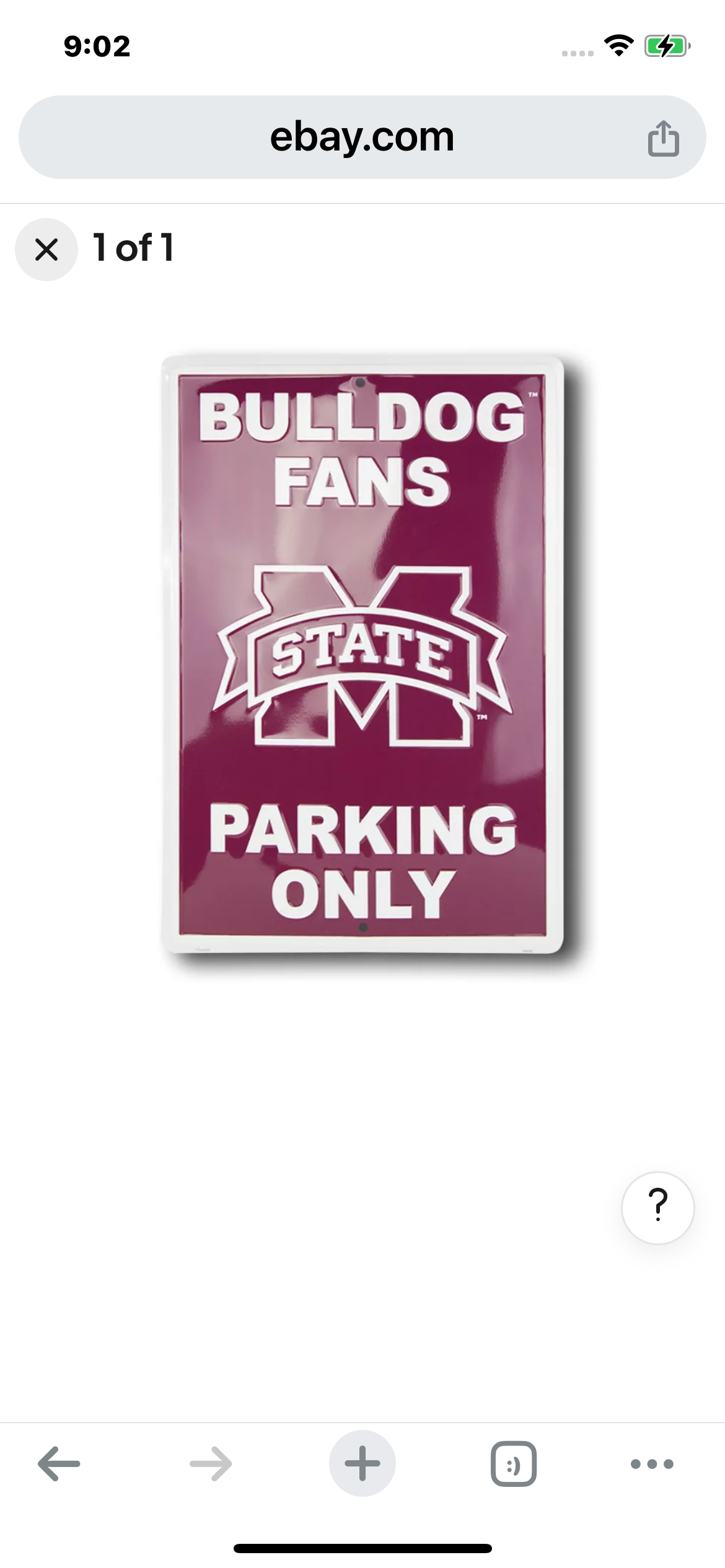 Mississippi State Bulldogs Parking Sign – Make It Special 316, LLC